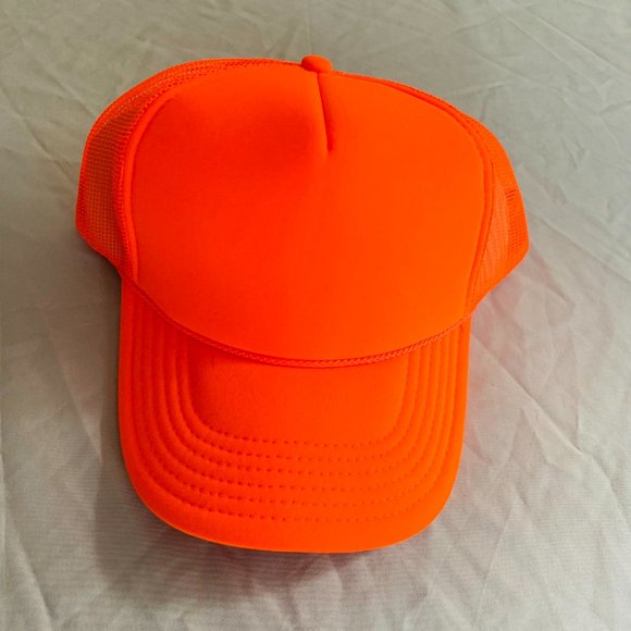 OTTO | Accessories | Neon Orange Outdoor Hunting Roped Snapback Safety ...
